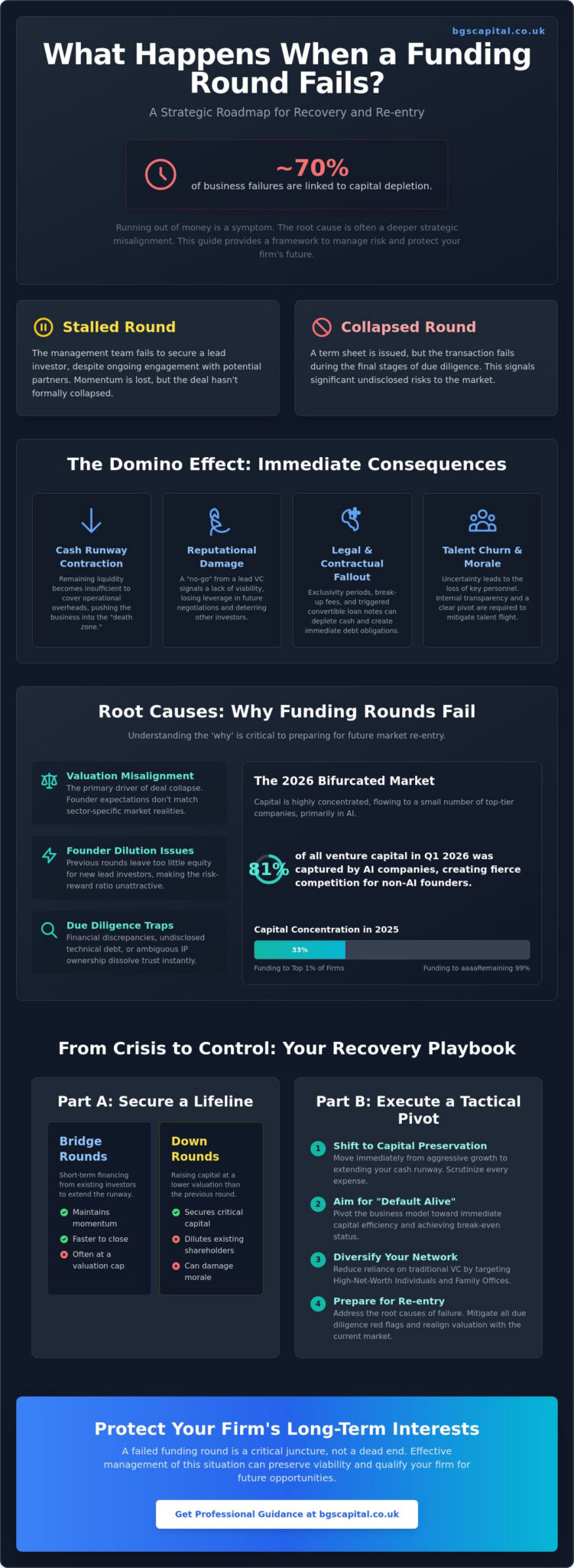 What Happens if a Funding Round Fails? A Strategic Guide for Founders